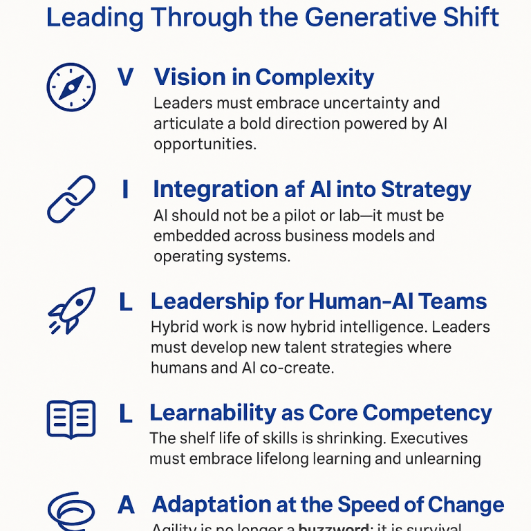 From Digital Leadership to Generative Leadership: The Executive Role in ...